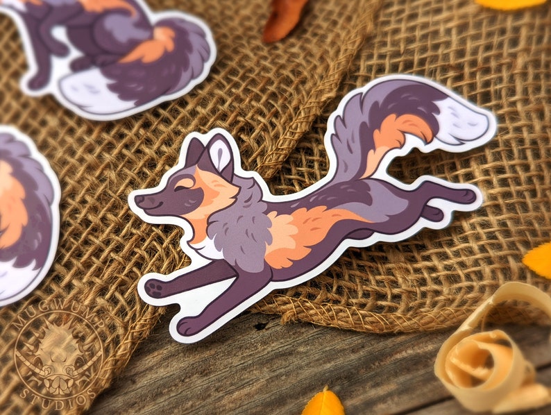 Fox Vinyl Stickers pack of 3 Cute Waterproof Fox Sticker - Etsy