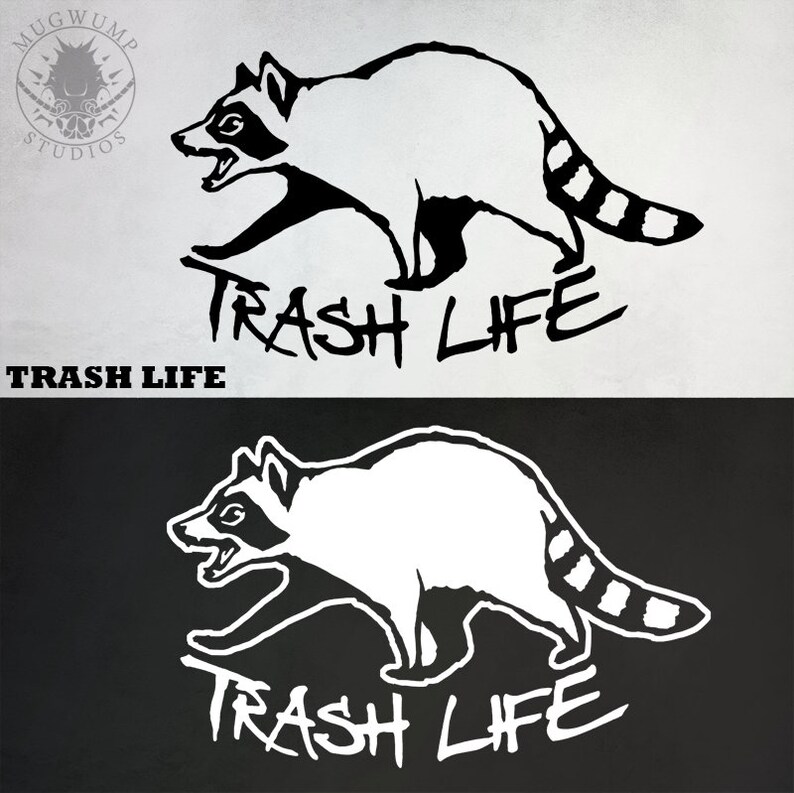 Trash Life Raccoon Trash-panda Wash-bear Procyonidae - Etsy