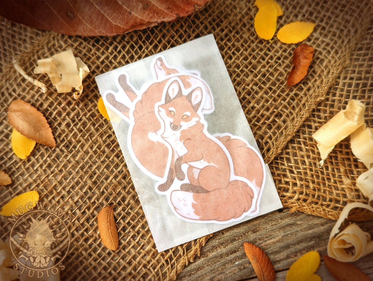 Fox Vinyl Stickers pack of 3 Cute Waterproof Fox Sticker - Etsy