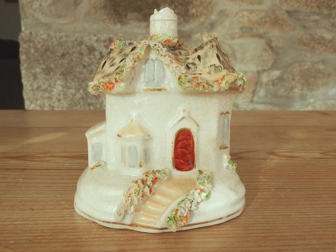 Rare Early Staffordshire Pottery Cottage Figure - Etsy