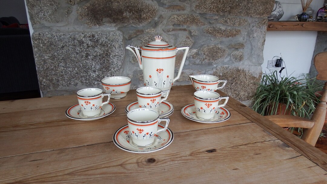 Rare Art Deco Coffee Set, Royal Venton Ware by J Steventon and Sons, Circa 1920-30 - Etsy