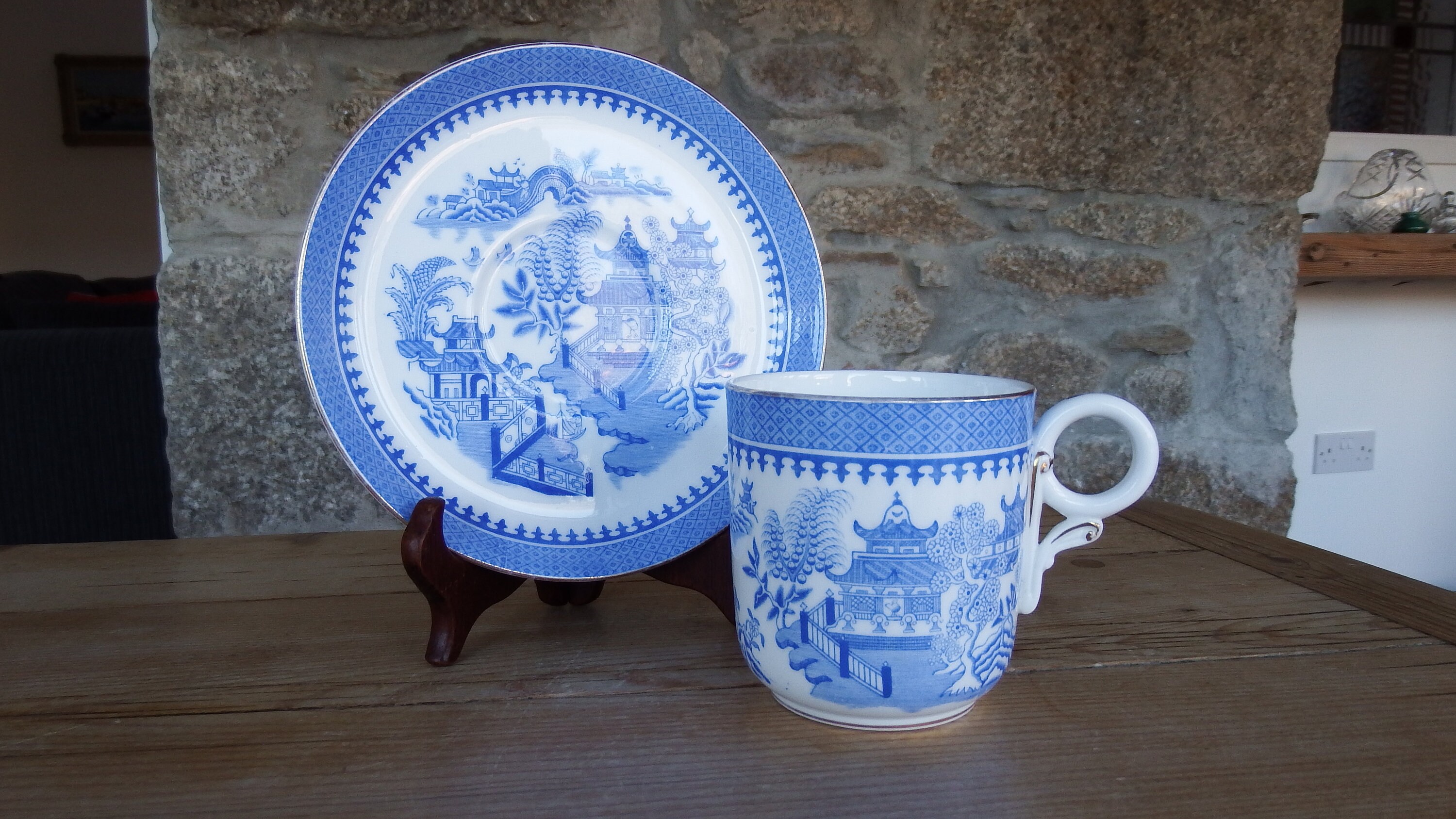 Antiques & Vintage : Vintage Royal Worcester Willow Pattern Porcelain ...