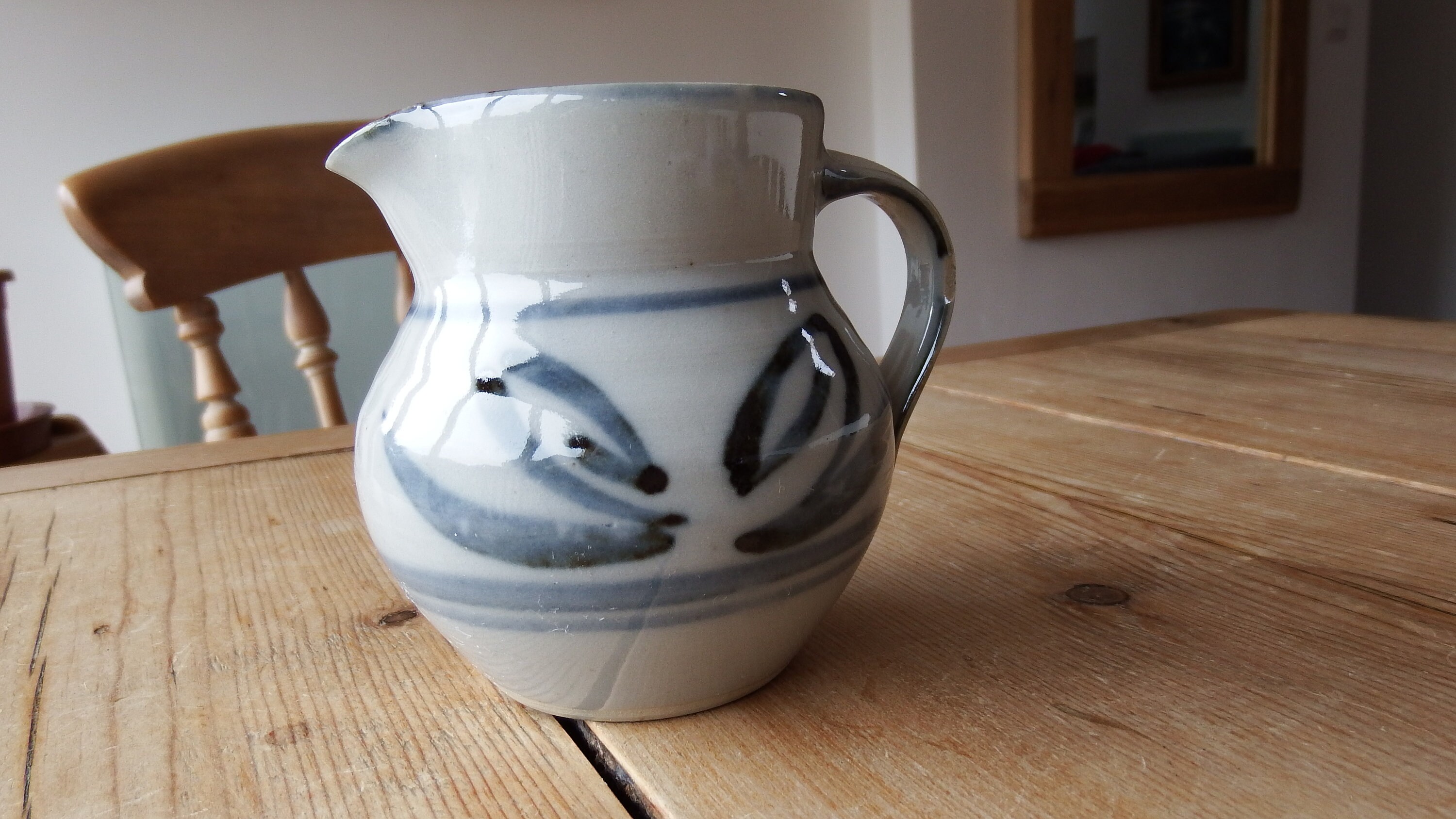 Harry & May Davis Crowan Pottery Jug / Pitcher, Hand Made Studio ...
