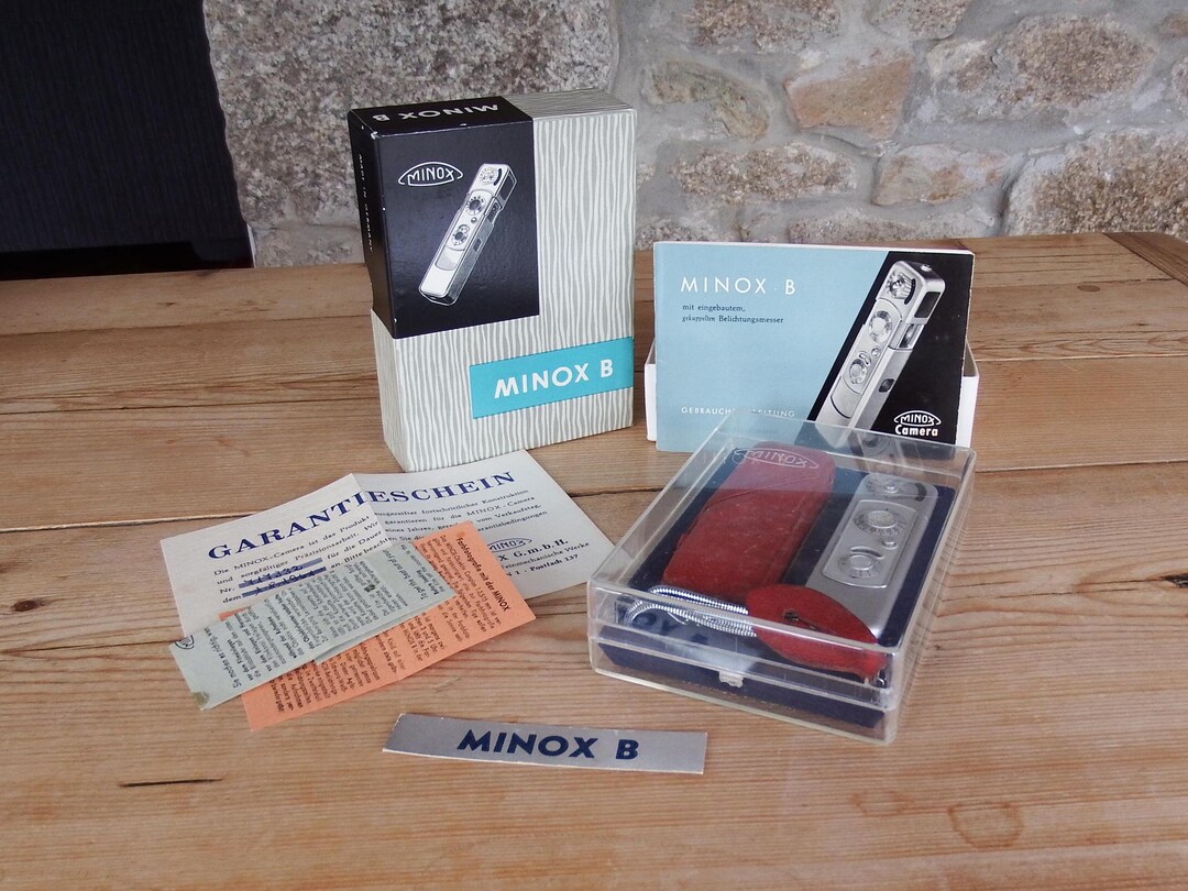 Vintage Minox Model B Miniature Camera C1964, No. 717 332 With Inner ...