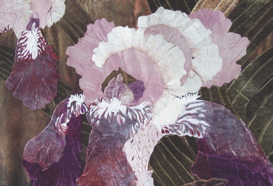 Stunning Textile Collage Wall Hanging by Amanda Richardson (20th ...