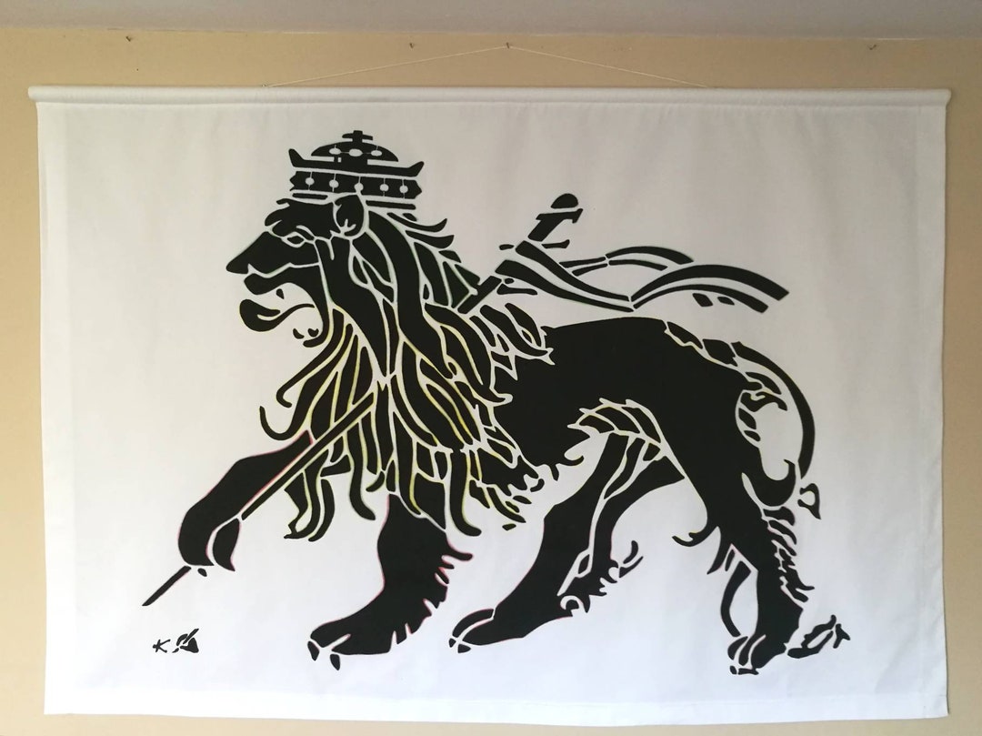 Image of Leo Judy Acrylic on Fabric 95x138cm - Etsy