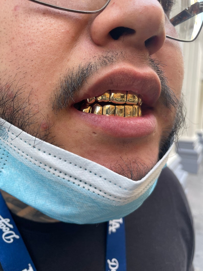 Deep cut perm cut gold grillz | Etsy Deep cut perm cut gold grillz | Etsy