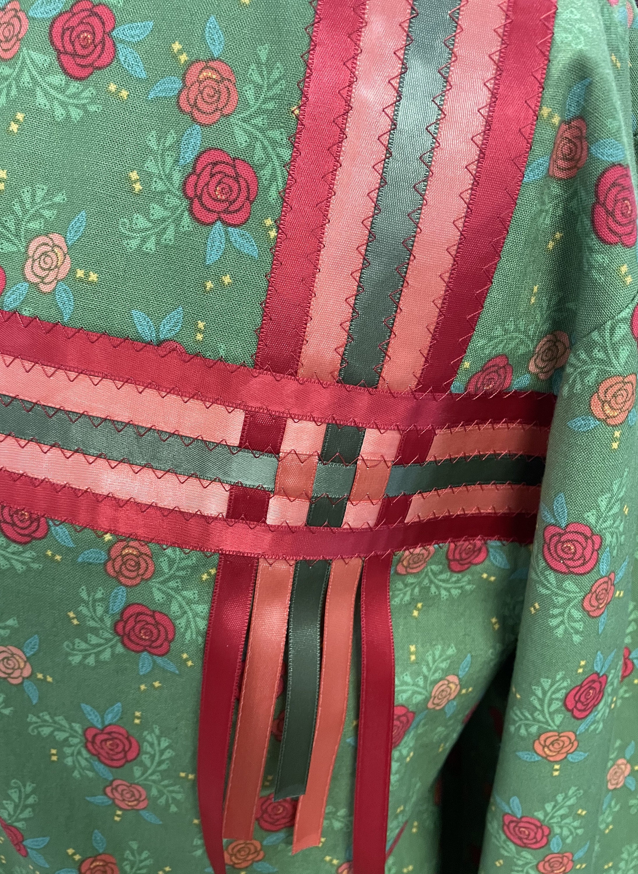 MEDIUM Native American Men's Ribbon Shirt Regalia - Etsy