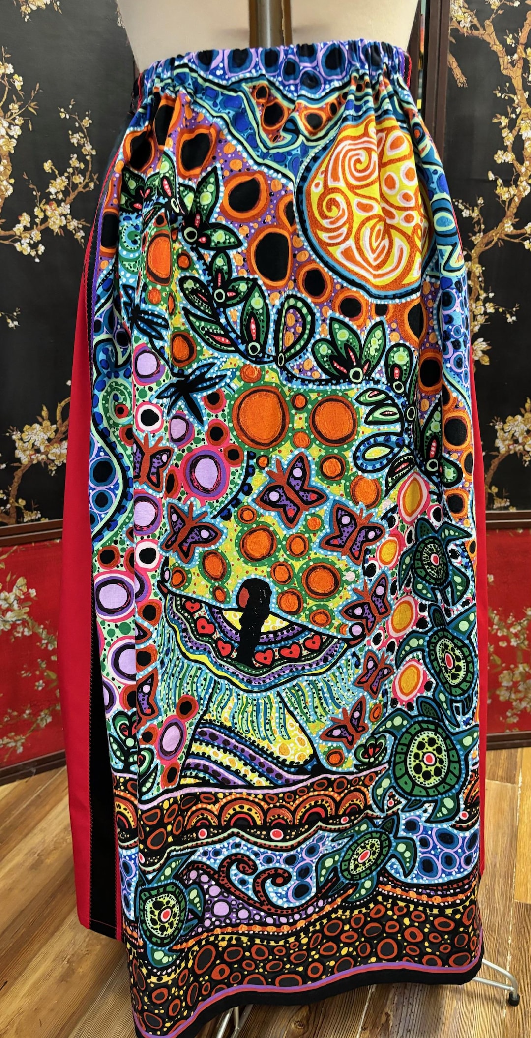 Women's Ribbon Skirt Native American Indigenous Regalia – S - Etsy