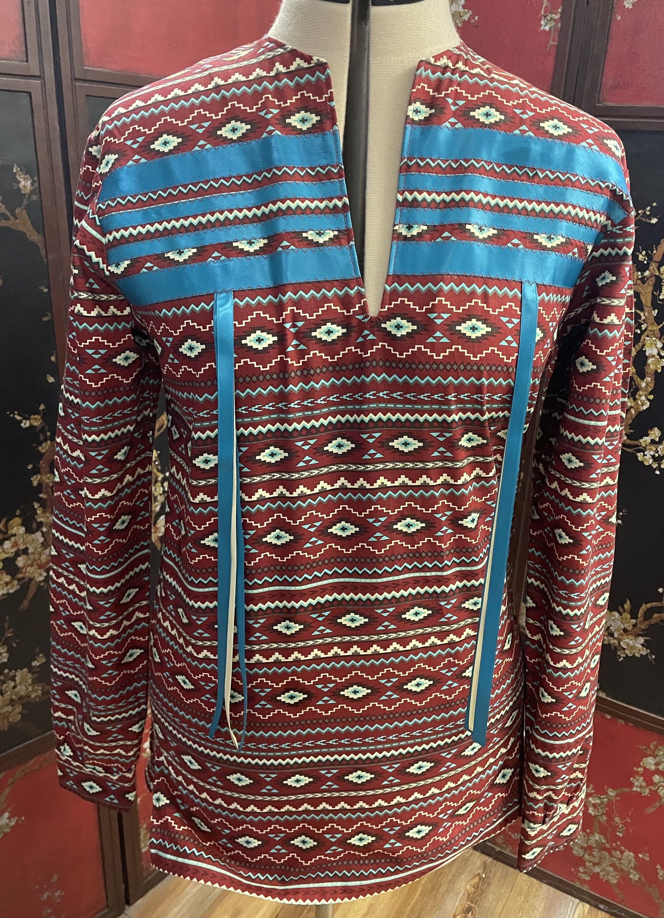 Native American Men's OR Boy's Ribbon Shirt Regalia XS - Etsy