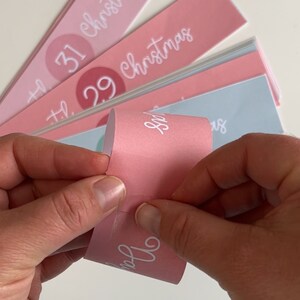 Christmas Countdown Paper Chain Garland, Advent Calendar for Kids ...