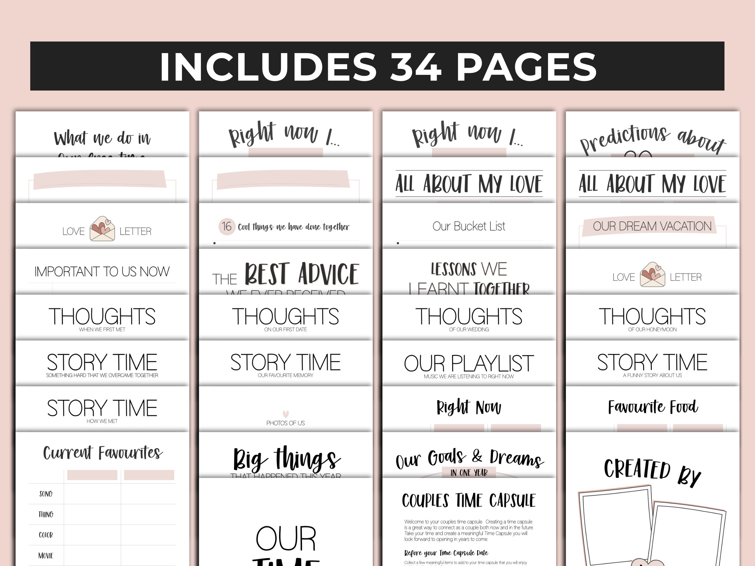 Couples Time Capsule, Date Night Ideas, Wedding Time Capsule ...