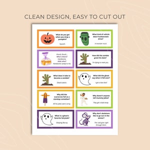 90 Halloween Jokes, Lunchbox Notes, Printable Jokes for Kids, Funny ...