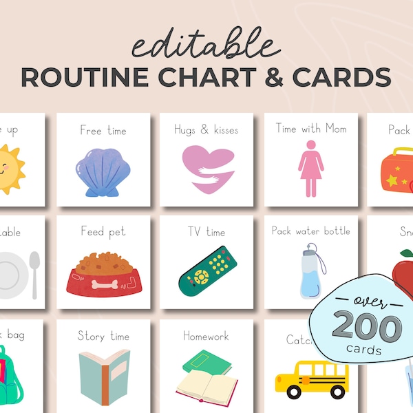 Toddler Schedule - Etsy