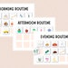Routine Cards & Charts for Kids, Daily Rhythm, Morning, Afternoon ...