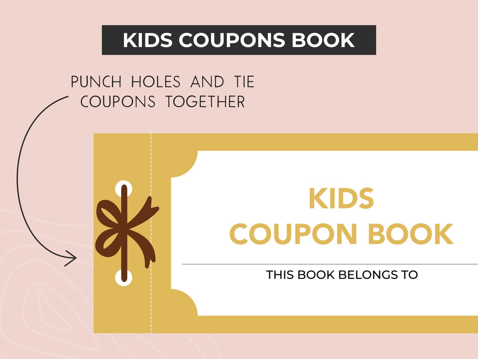 26 Fun Kids Coupon Book, Birthday Coupons, Printable Reward Coupons ...