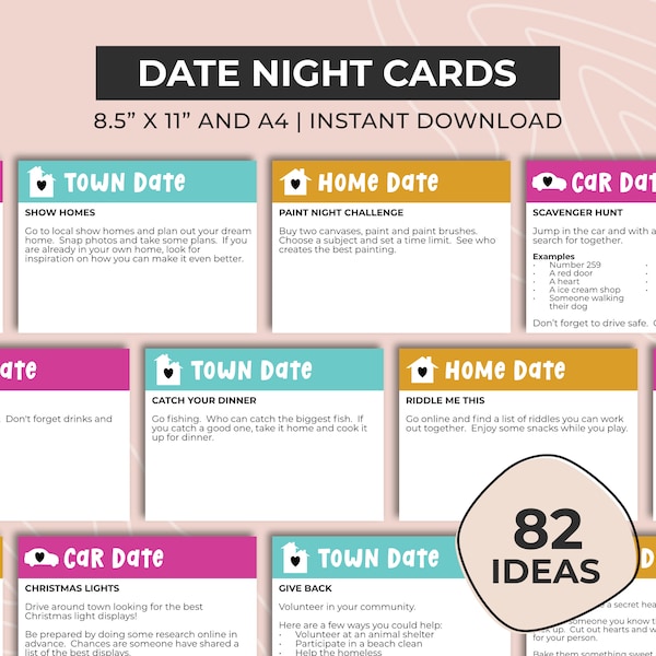 Date Night Printable - Etsy