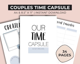 Couples Time Capsule, Date Night Ideas, Wedding Time Capsule ...