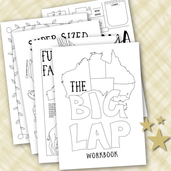 Australia Travel Journal & Activity book for kids travelling | Etsy