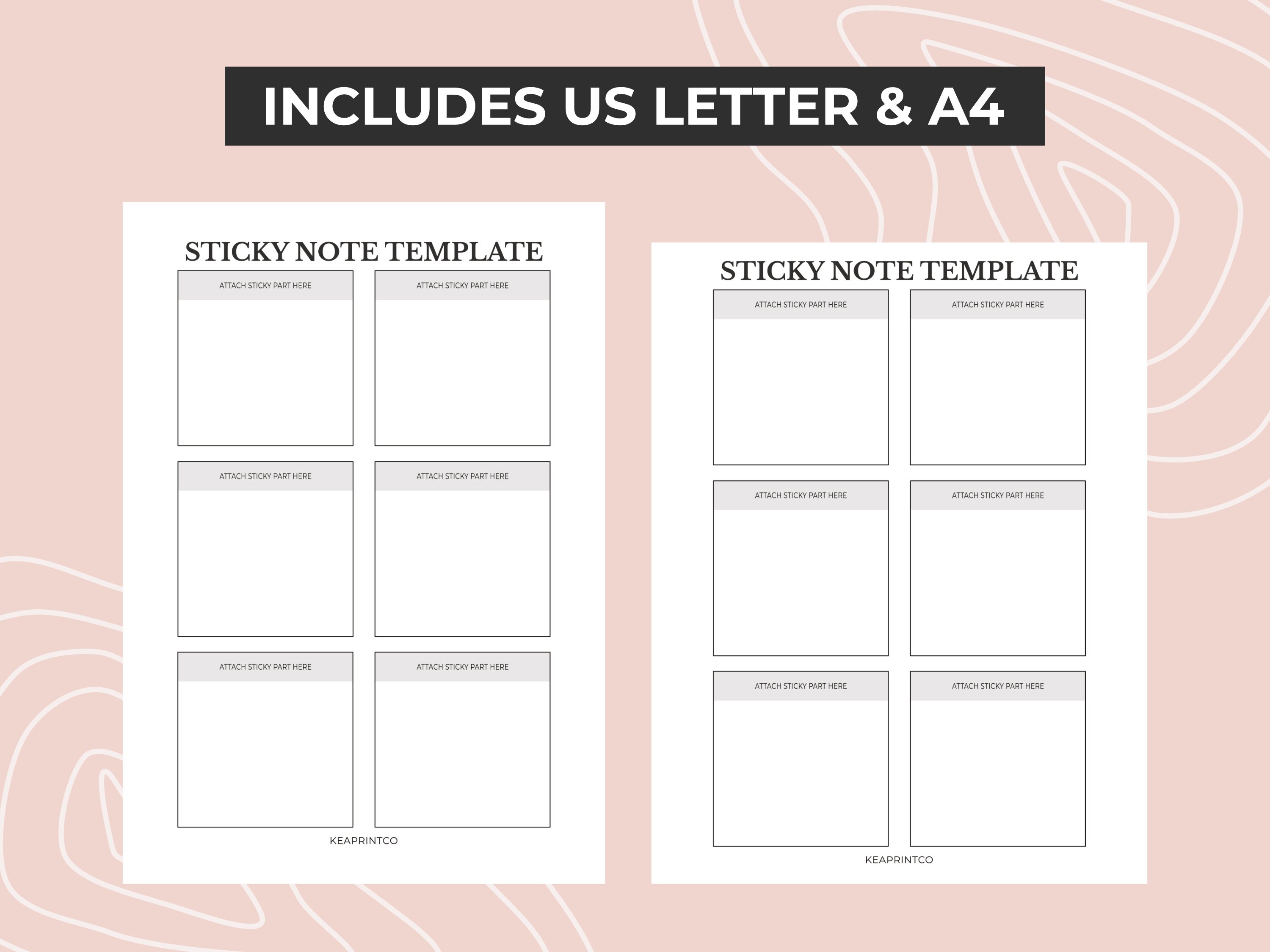 Printable kids lunchbox notes Printable Sticky Notes Lunch | Etsy