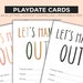 Playdate Cards, Kids Calling Cards, Keep in Touch Cards, Printable ...