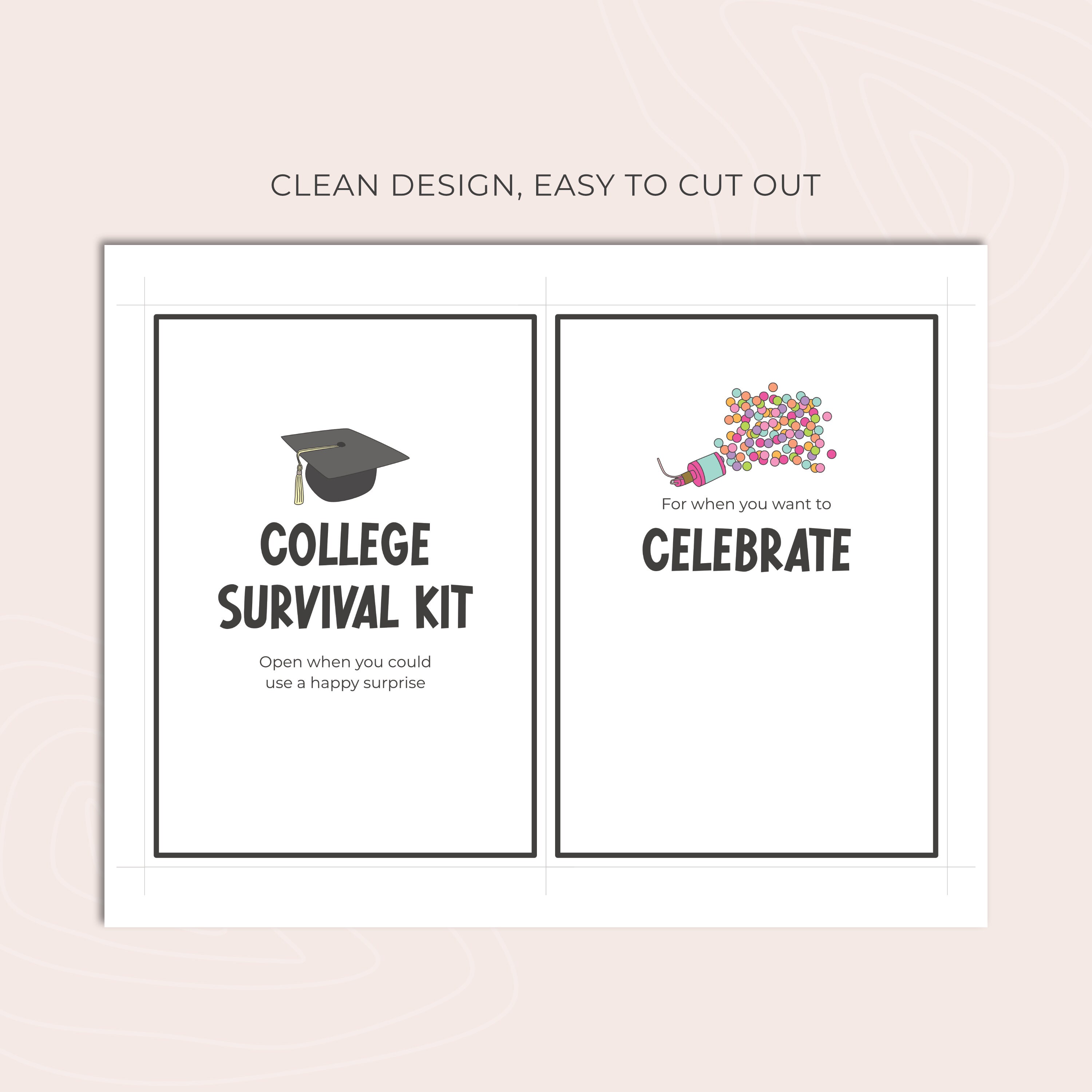 Printable College Gift Card Book, High School Graduation Gift From ...