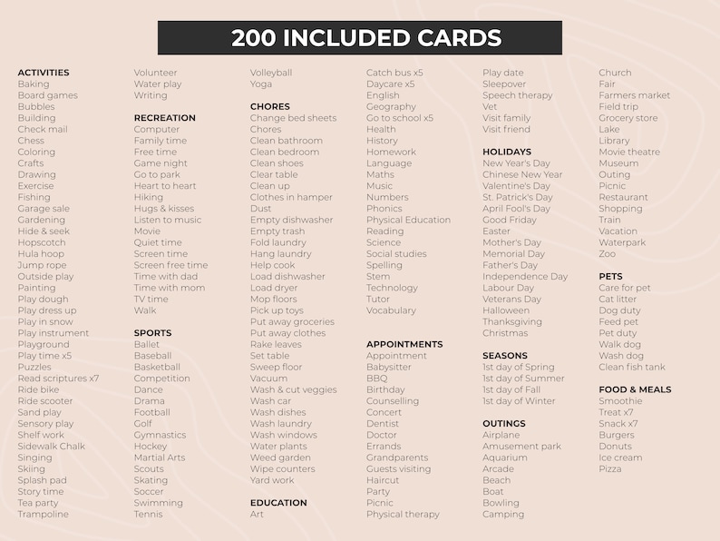 Editable Weekly Routine Chart & Cards, Visual Schedule for Kids and ...