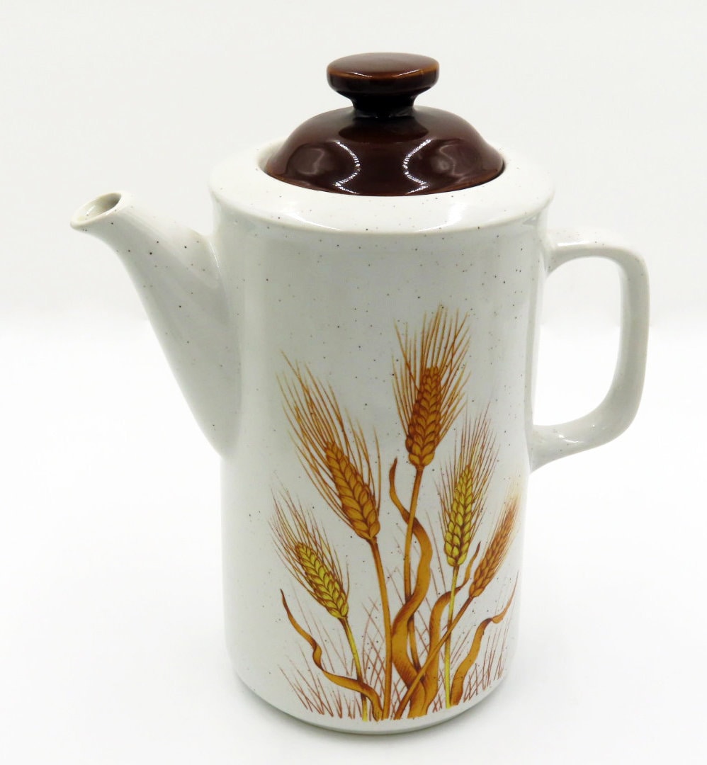 Main Aisle Collection Stoneware Buckwheat Coffee Pot Made in - Etsy