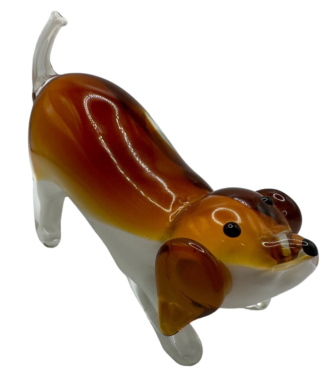 Dachshund Art Glass - Hand Blown Paperweight for Dog Lovers - Dachshund ...