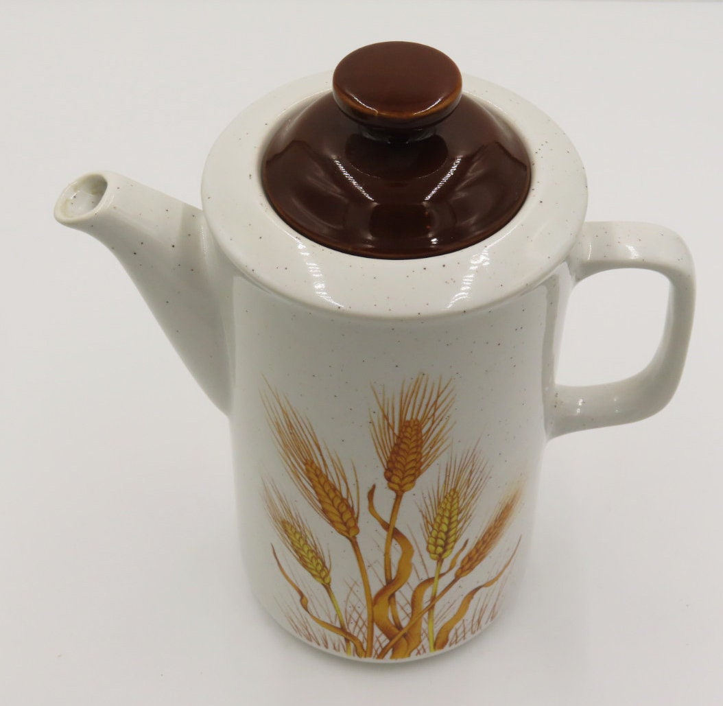Main Aisle Collection Stoneware Buckwheat Coffee Pot Made in - Etsy