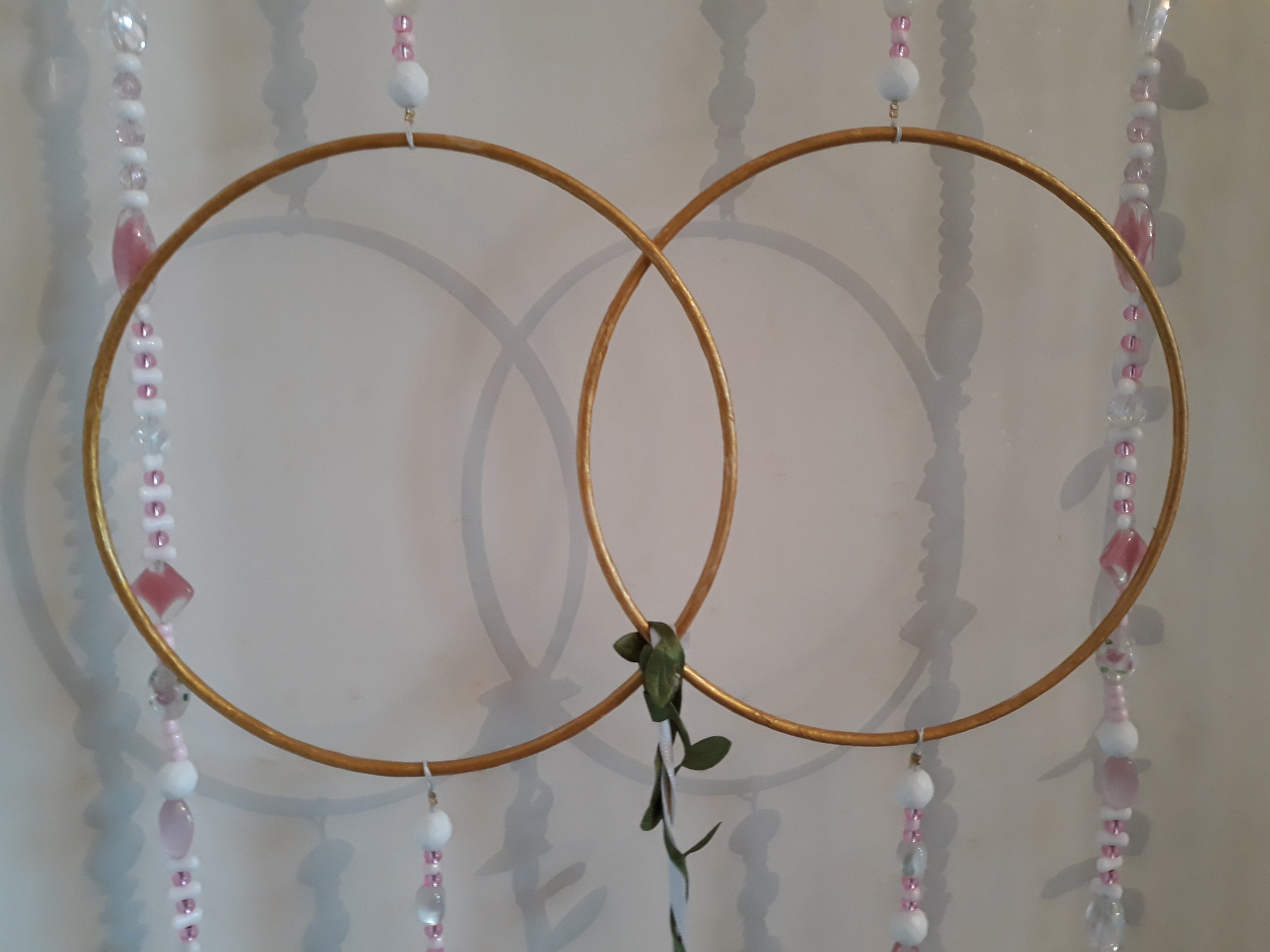 Hochzeits-Deko Goldene Ringe Wand-Deko | Etsy