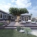 Backyard 3D Rendering, 3d Rendering, Custom, Landscape Design, Online ...