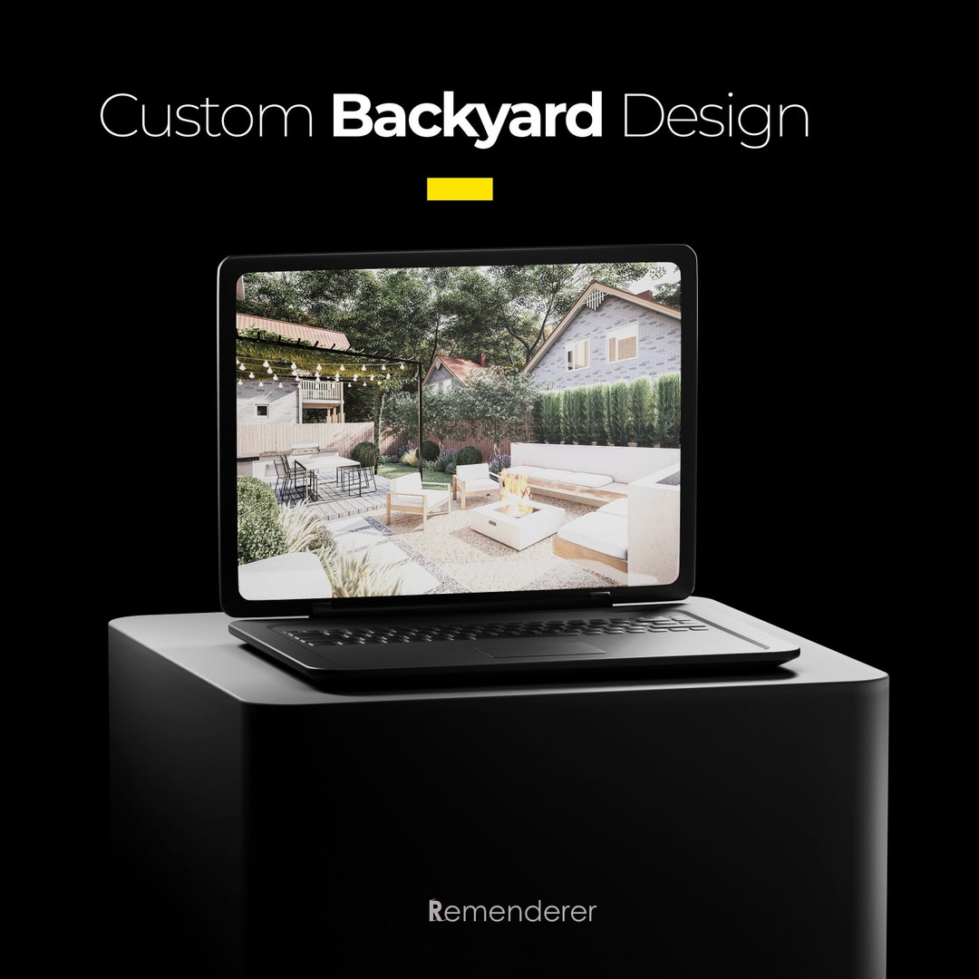 Online Backyard Design, 3d Realistic Rendering, Online Backyard Design ...