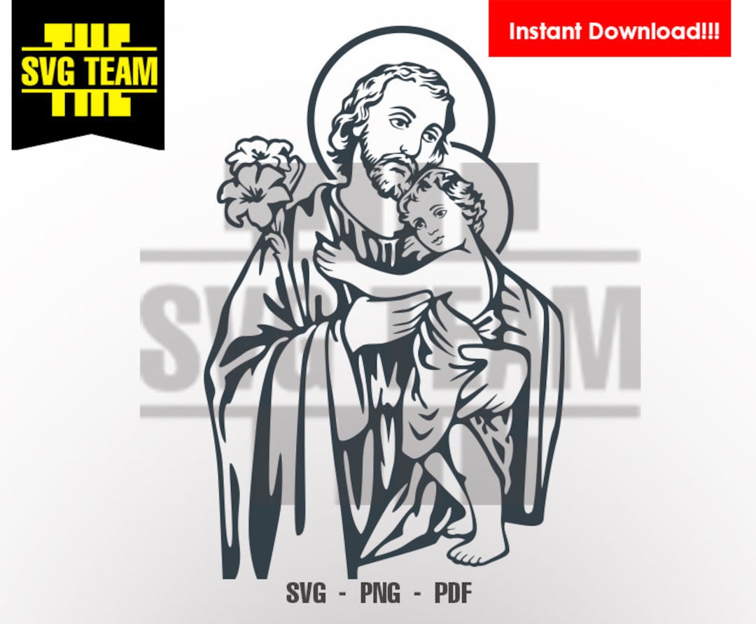San José St Joseph SVG PNG PDF File t-shirt Svg svg - Etsy España