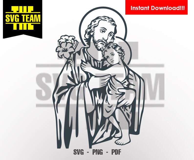 San José St Joseph SVG PNG PDF File T-shirt Svg Svg - Etsy