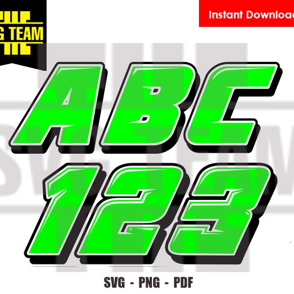 Supercross Font Svg - Etsy