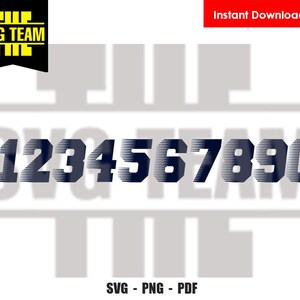 Speed Racing - Motorcycle - Car Alphabet and Numbers 0 - 9 SVG - PNG ...