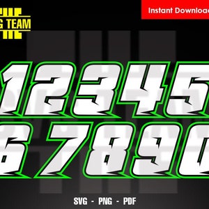 Racing Numbers and Alphabet - Motorcycle - Car Numbers - Monster Truck ...