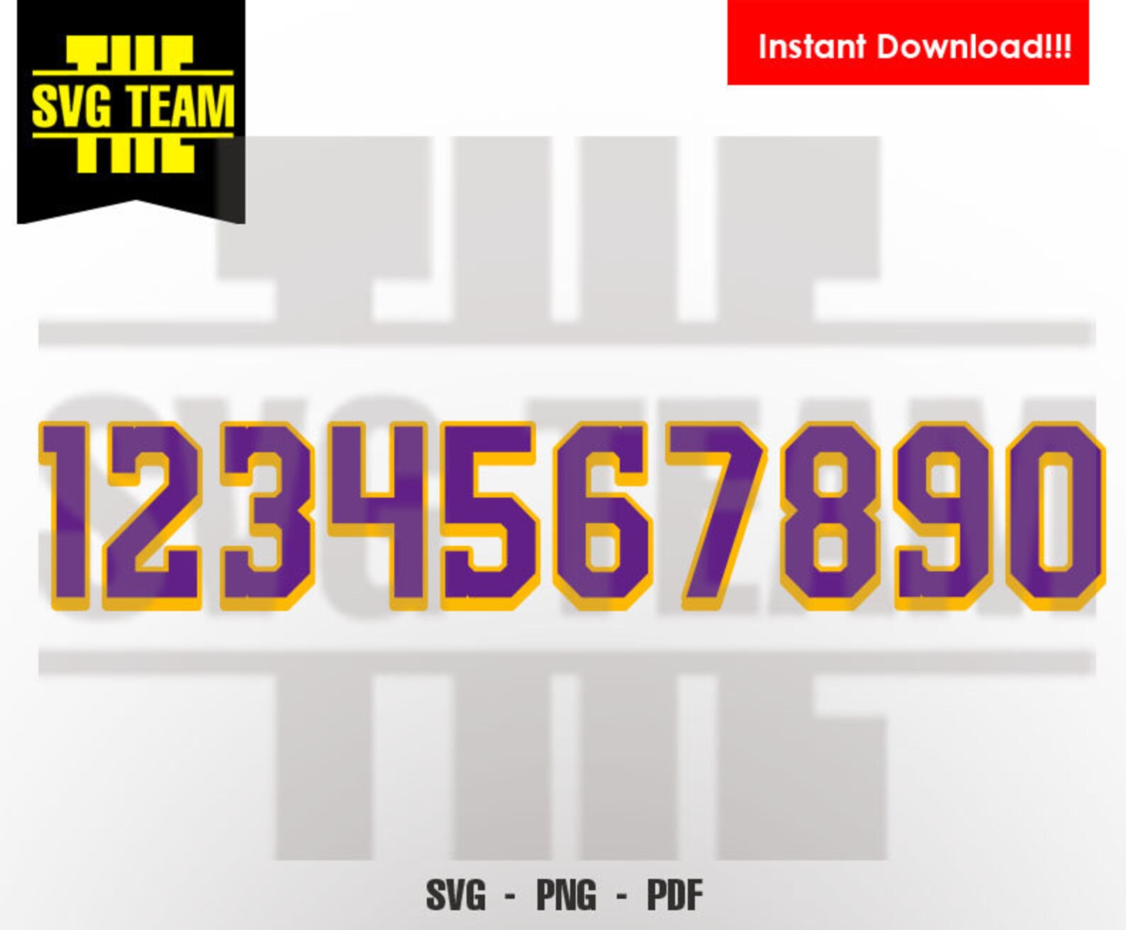 Basketball Inspired Sport Numbers - SVG - PNG - PDF 1 2 3 4 5 6 7 8 9 0 ...