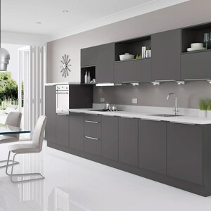 Straight, Single Galley Kitchen, Custom Linear Kitchen, Custom Kitchen ...