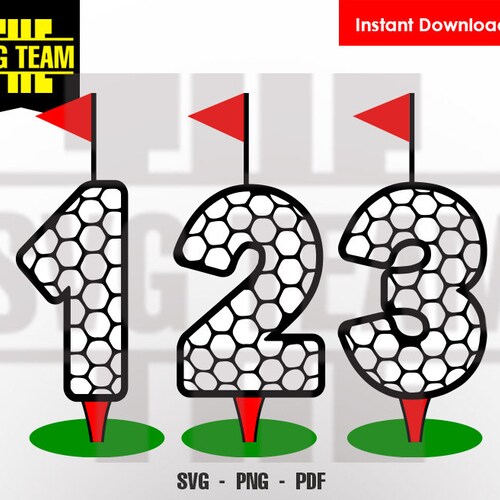 Golf Ball Svg Golf Png Golf Ball Clipart Golfer Dxf - Etsy
