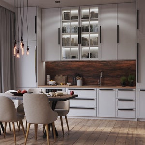 Kitchen Designs, Kitchen 3D Rendering, 3D Architectural Rendering ...