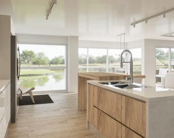 Kitchen Rendering Design, Kitchen Visual, Custom Rendering Services ...