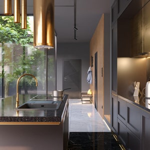 Kitchen Designs, Kitchen 3D Rendering, 3D Architectural Rendering ...