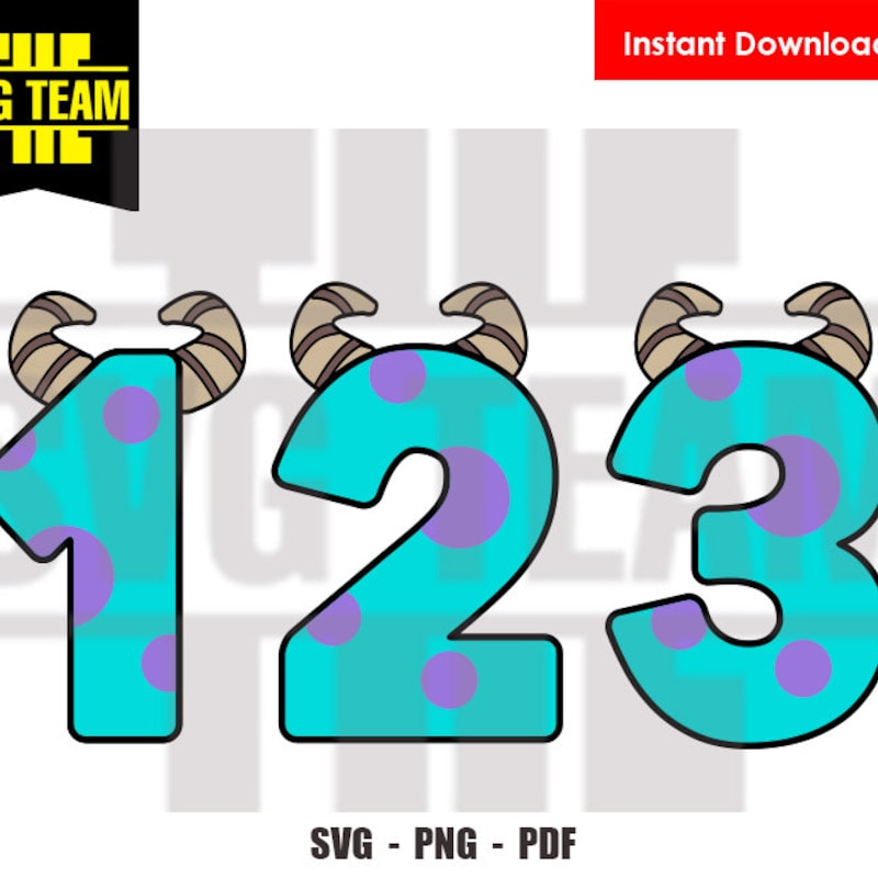 Monster Clip Art - Etsy