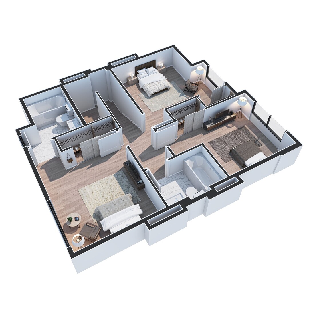 3D Floor Plan, 3D Site Map, 2d Plan Create From Paper Drawing, Changes ...