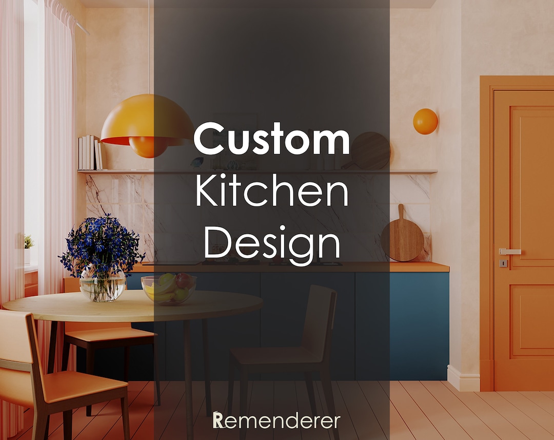 Kitchen Design, Kitchen 3D Rendering, 3D Architectural Rendering ...