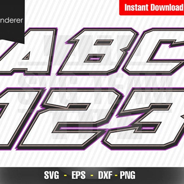 Purple Racing Numbers - Etsy