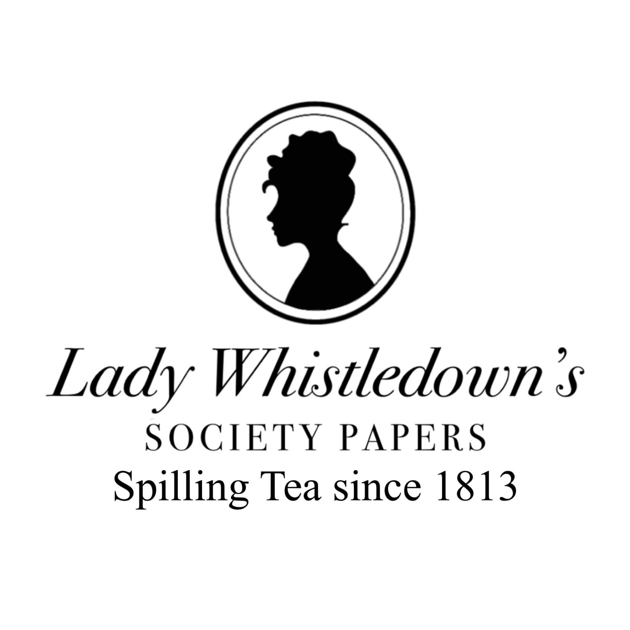 Lady Whistledown Bridgerton Logo Decoration Creative Activity ...