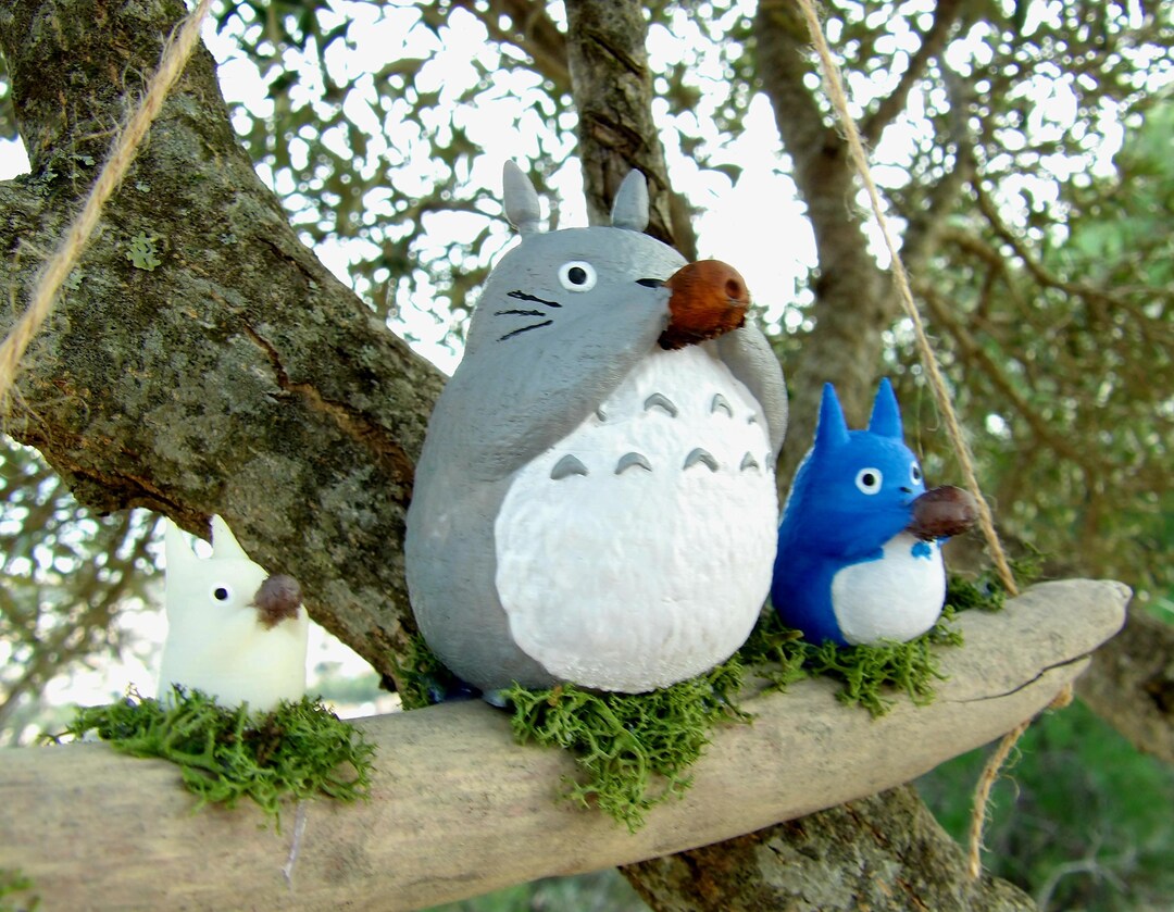 Totoro and Friends Hanging Diorama / Hanging Figurines Interior ...